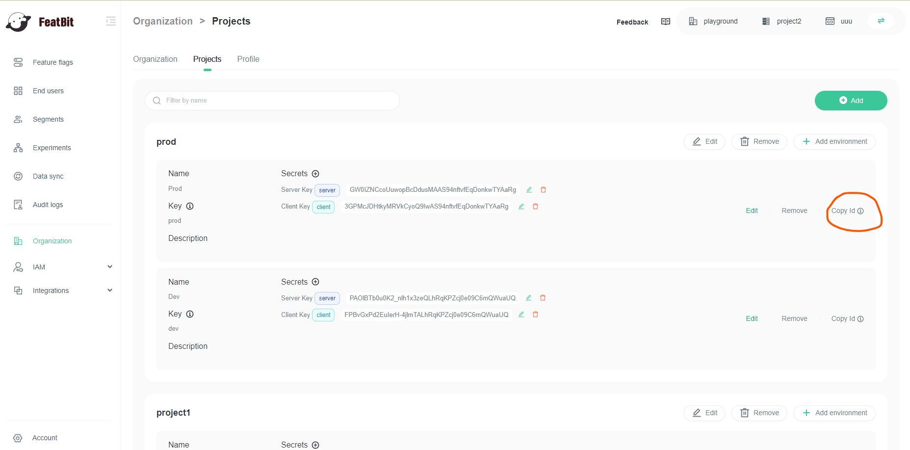 Using FeatBit REST API – FeatBit
