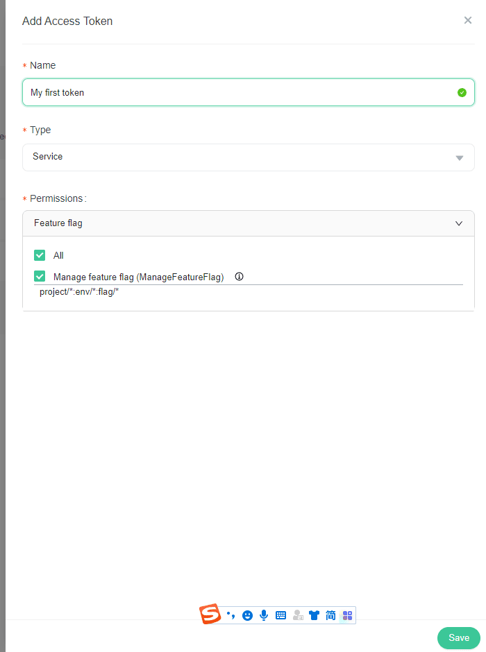 API access tokens – FeatBit API access tokens – FeatBit